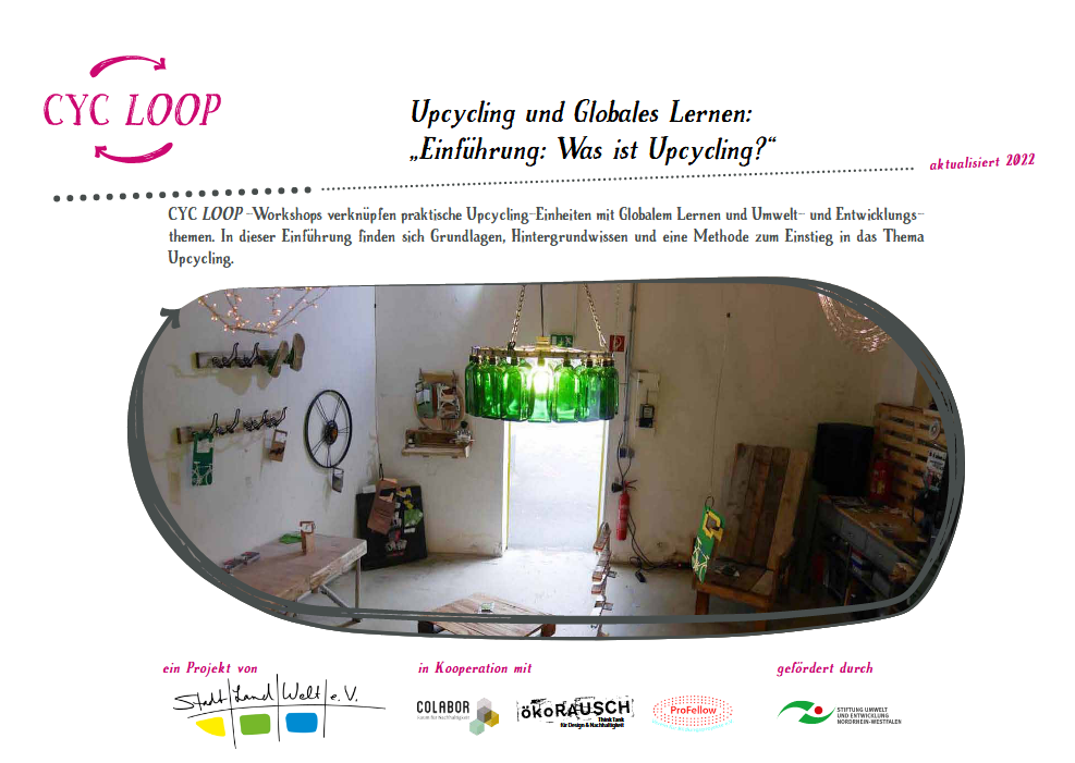 CYC LOOP Lehrmaterialien “Was ist Upcycling?“ | Portal Globales Lernen